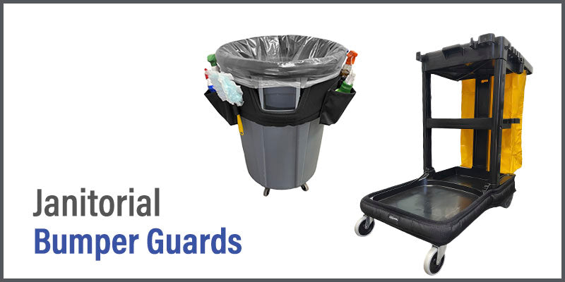 Bumper Guards on Janitor's Cart & Vacuum Protects Interior | DuraBumper ...