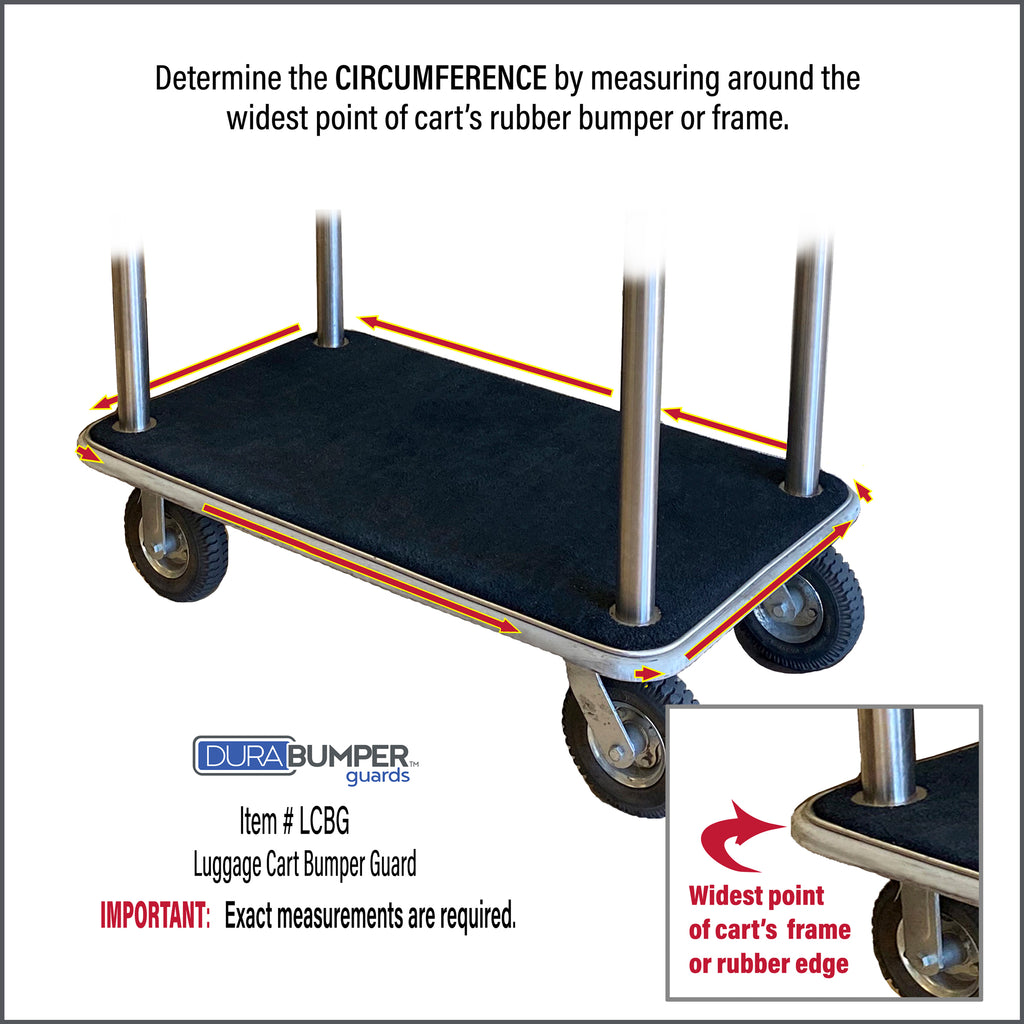 Bumper Guard - Luggage Bellman Lobby Carts | Replacement Bumper ...