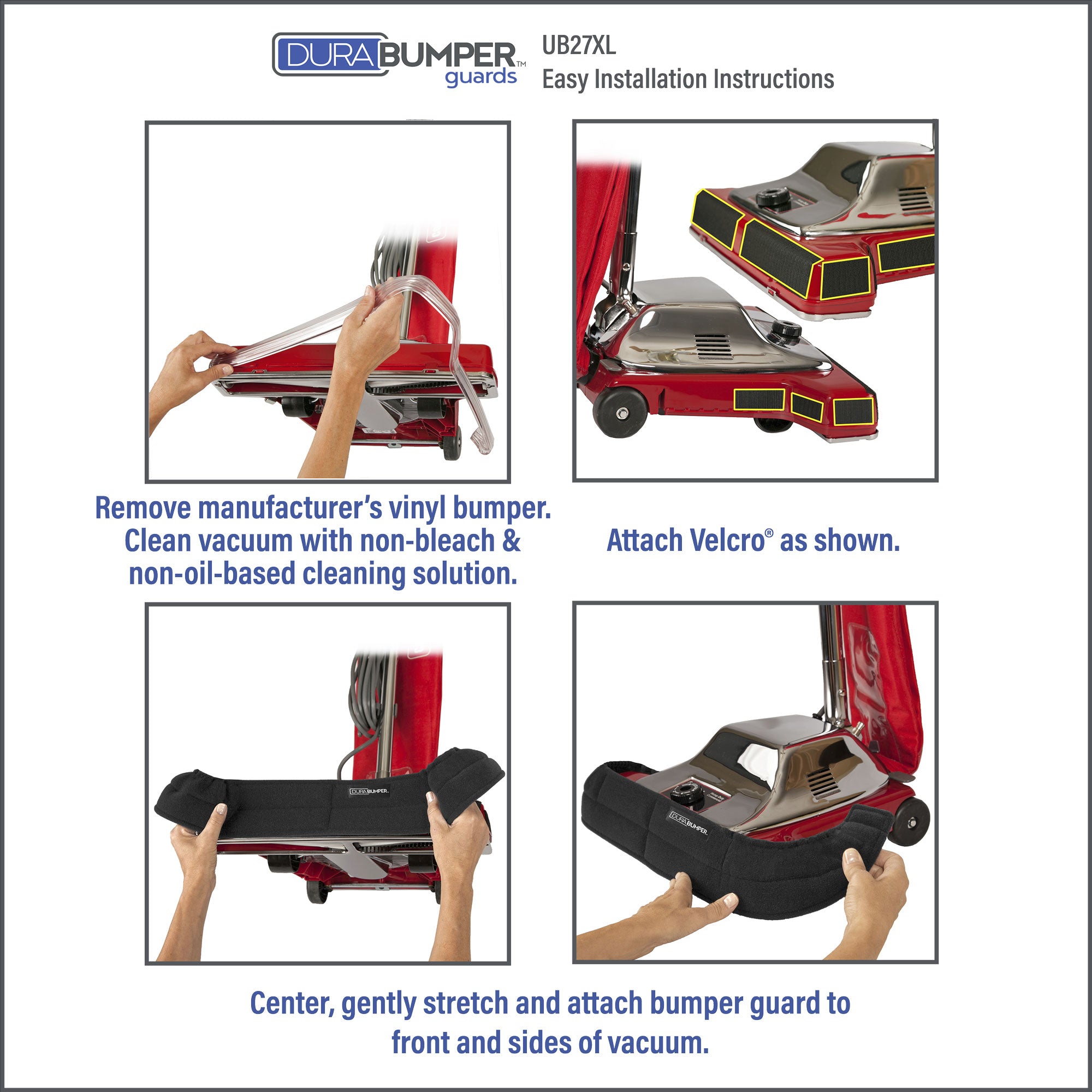 Vacuum Bumper Guard - XL Commercial | Sanitaire Wide Track | Sensor ...